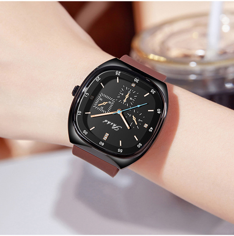 Luxury Silicone Watches Unisex Fashion Ladies Waterproof Watch for Men ...