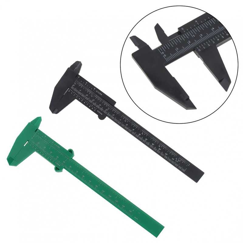 1PC c 0-150mm Double Rule Scale Plastic Vernier Caliper Student Dial ...