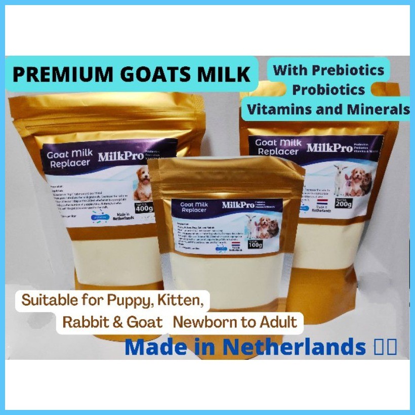 Milk One & Milk Pro Goat Milk replacer for Kitten puppy Rabbit newborn ...
