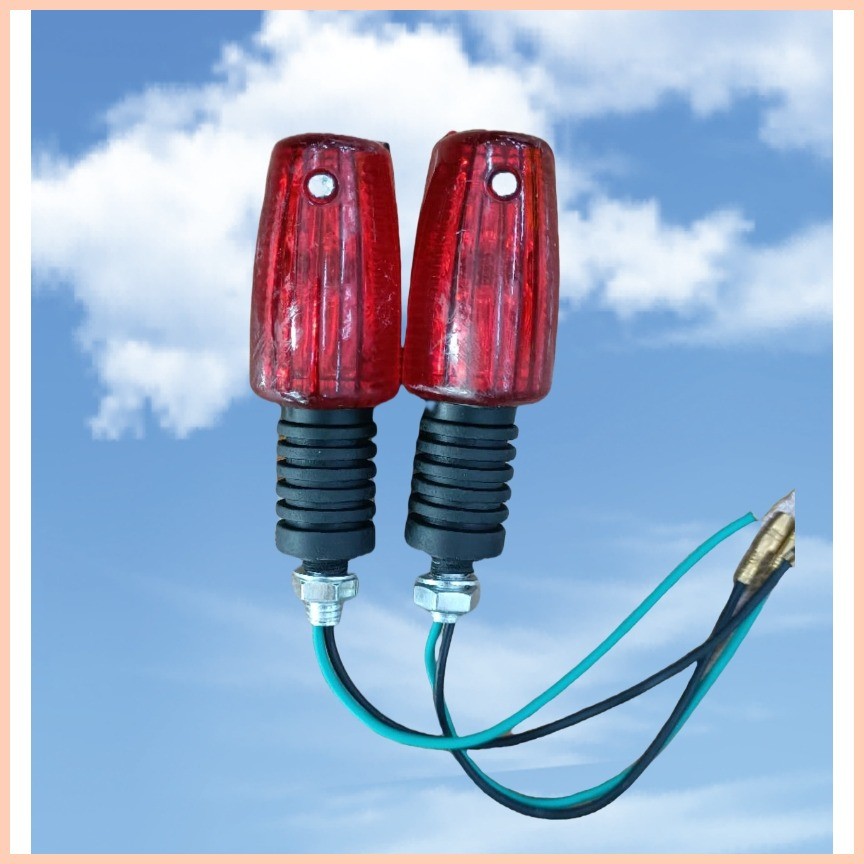 ⭐ Signal Light 1 Set Big Size White Lens Barako TMX XRM CT150 RUSI ...