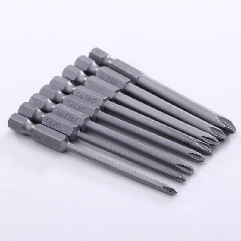 50pcs 75mm Extra Long Reach Bit Set Security Screwdriver Bits Torx Star ...