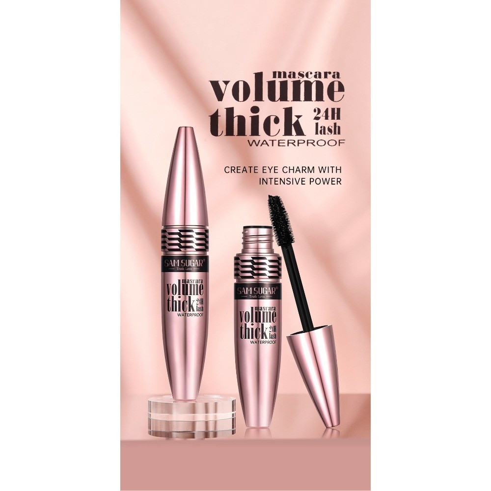 SAM SUGAR 4D Lash Curling Mascara Double Effect Waterproof Mascara for ...