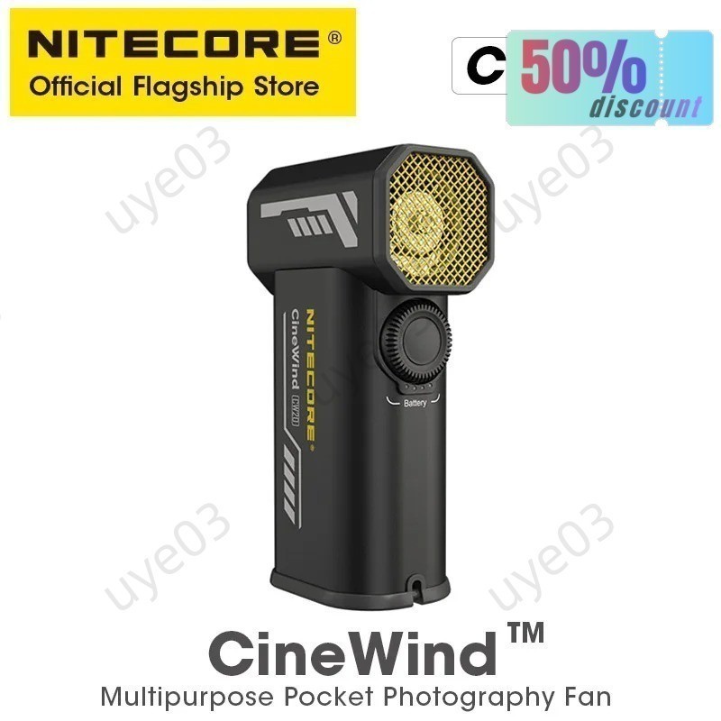 NITECORE Multipurpose Violent turbine Fan Electric Portable Fan ...
