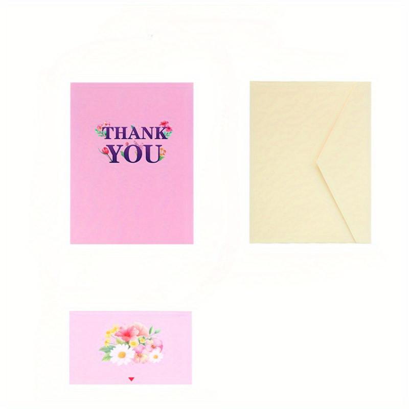 3D Pop-Up Thank You Card - Versatile for All Occasions, Perfect for ...