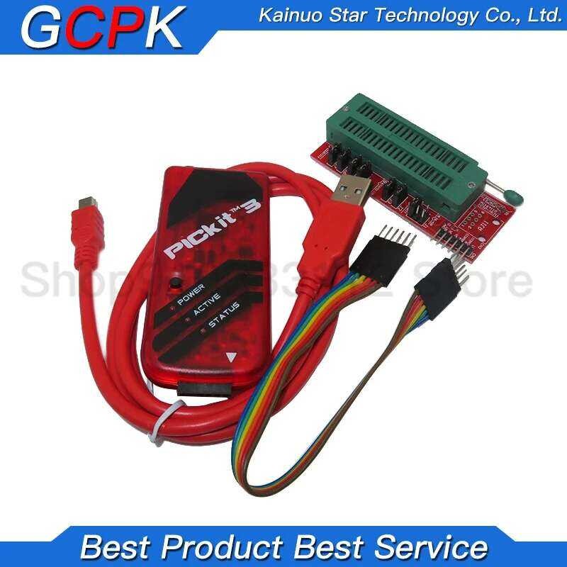 642 1Set Pickit3 + PIC Icd2 Pickit 2 3 PICKIT 3.5 Programming Adapter ...