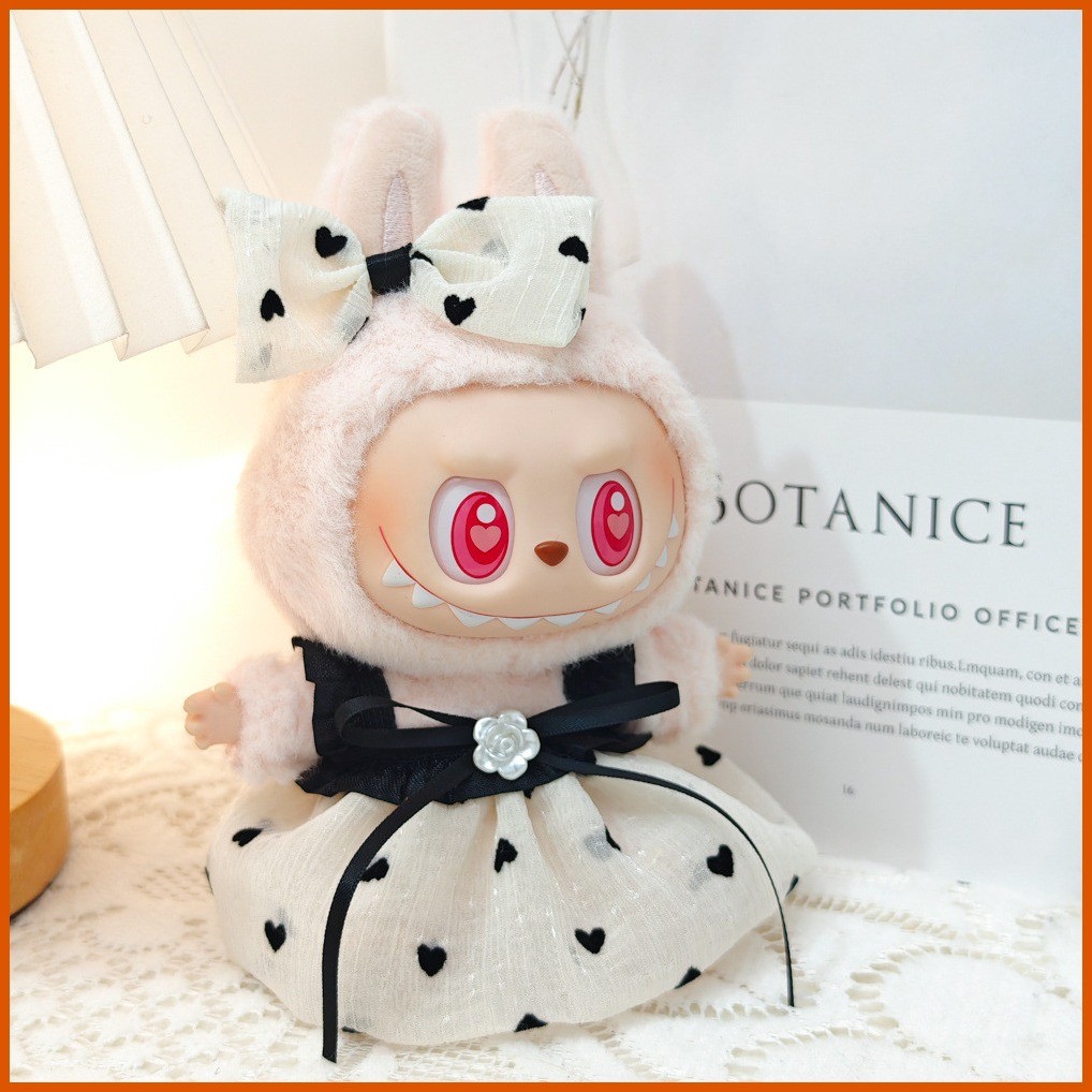 ⊙ ┓ 17cm Labubu Macarons V1&V2 Dress Set Hat (clothes only) | Shopee ...