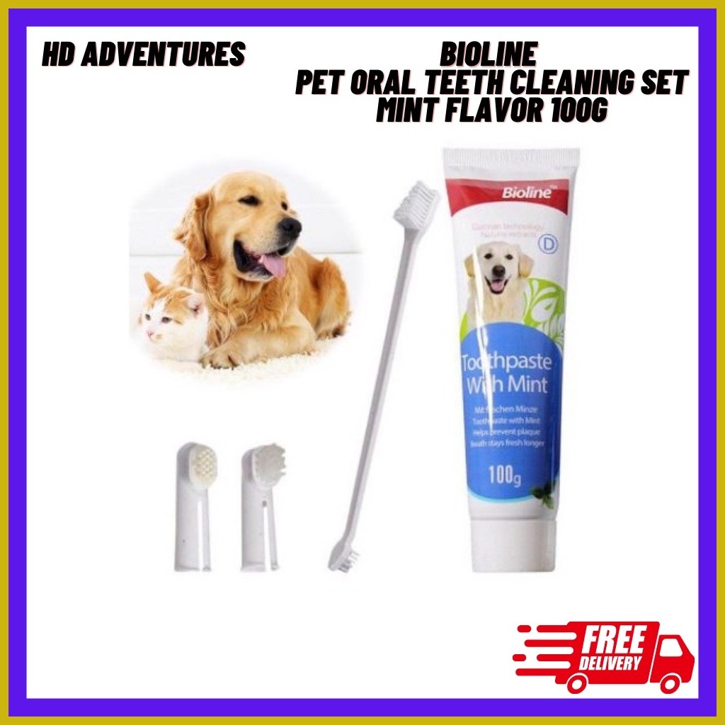 ∏ Dental Oral Care Kit Toothpaste & Toothbrush Pet Oral Teeth Cleaning ...
