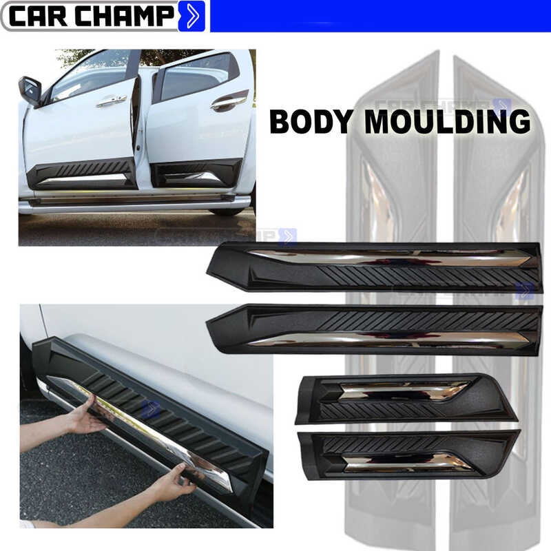 Dmax Isuzu 2021-2022 OEM Side Body Cladding / Body Moulding Dual Tone ...