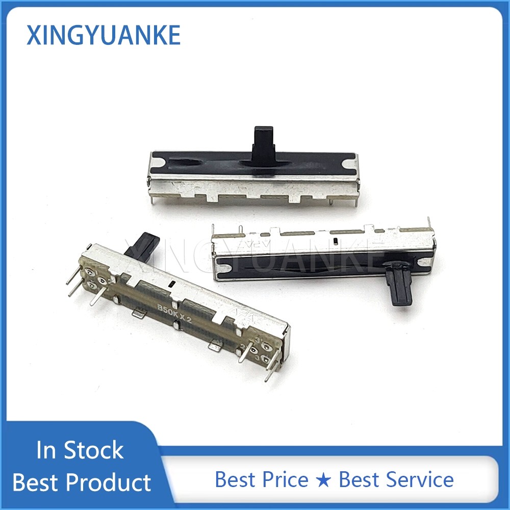 2Pcs/lot SC302G 45MM Straight Slide Potentiometer B50K 4.5CM Equalizer ...
