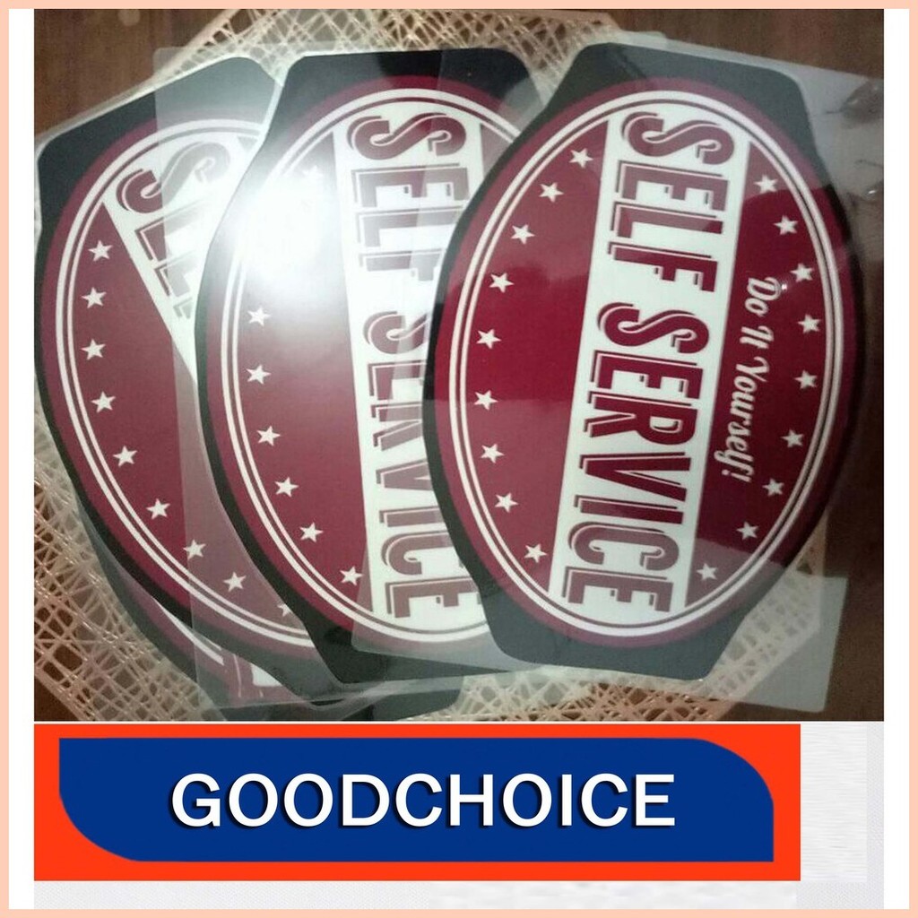 ∆ § LAMINATED SIGNAGE for your Business SELF SERVICE/PAYHERE A4 ...