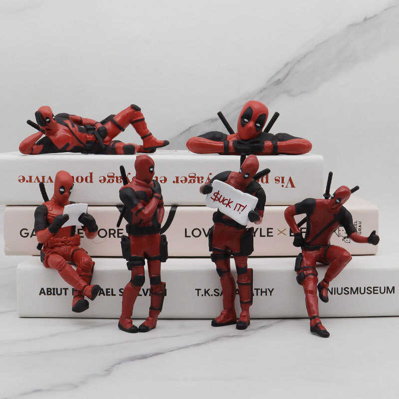 Decoration Desk Deadpool Car Home Office 8Cm X-Man Nakakatawa Cute ...