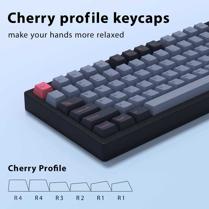 Kbdiy A 176Keys/Set Cherry Profile G 8008 Keycap Double Shot PBT ...