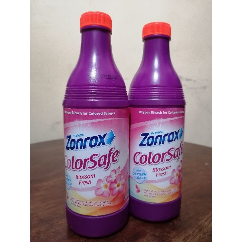 in stock Zonrox Color Safe Blossom Fresh Bleach (2 pcs) 450 mL | Shopee ...