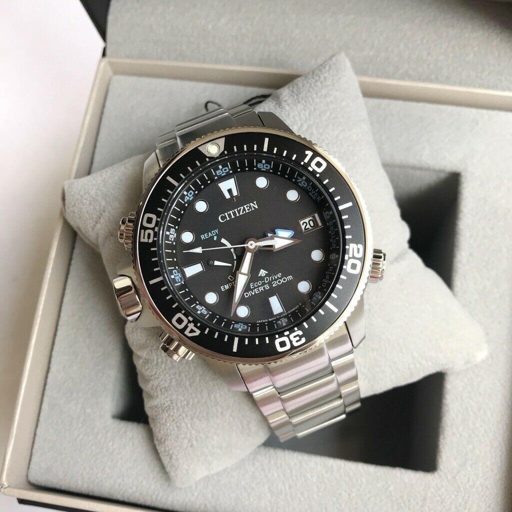 in stock Citizen Promaster Diver Watch Aqualand BN2031-85E Black Dial ...