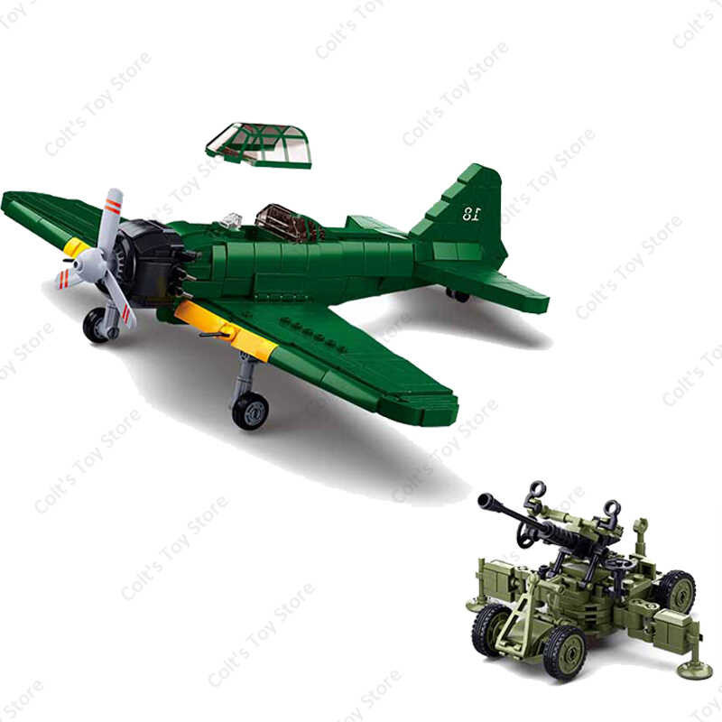 Union Φ Soviet Tu-2 Bomber BF 109 Fighter Aircraft Building Bloc Brick ...