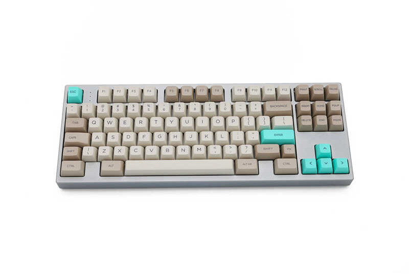 Profile SA Dye Sub Keycap Set PBT Plastic Retro Beige Para Sa Nical ...