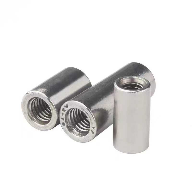 stainless steel 304/201 round nut cylindrical nut circular welding nut ...