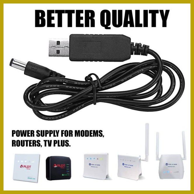 ⚽︎ High Quality USB adaptor (Powerbank to Wifi Power adaptor) for PLDT ...