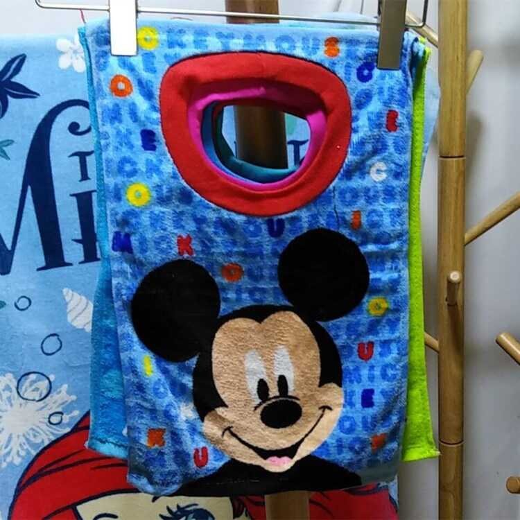 Cotton baby drool bib with bib, cartoon print of children, Disney ...