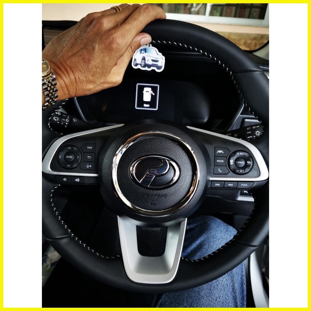 Perodua Axia 2023-2024 Ativa Myvi Facelift 2023 Steering Chrome Ring ...