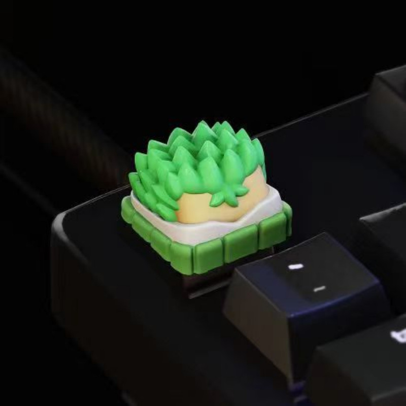One Piece Keycaps Luffy Sanji Zoro Keyboard Accessories Creative ...