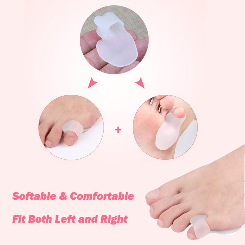 1Pair Tailor's Bunion Corrector Pad Bunionette Straightener Pinky Toe ...