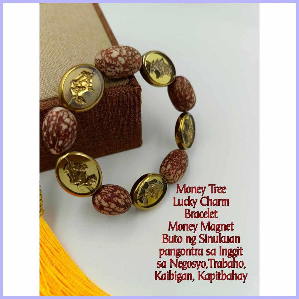 Buto ng Sinukuan Money Tree Bracelet Pampasuwerte sa Negosyo,Pera ...