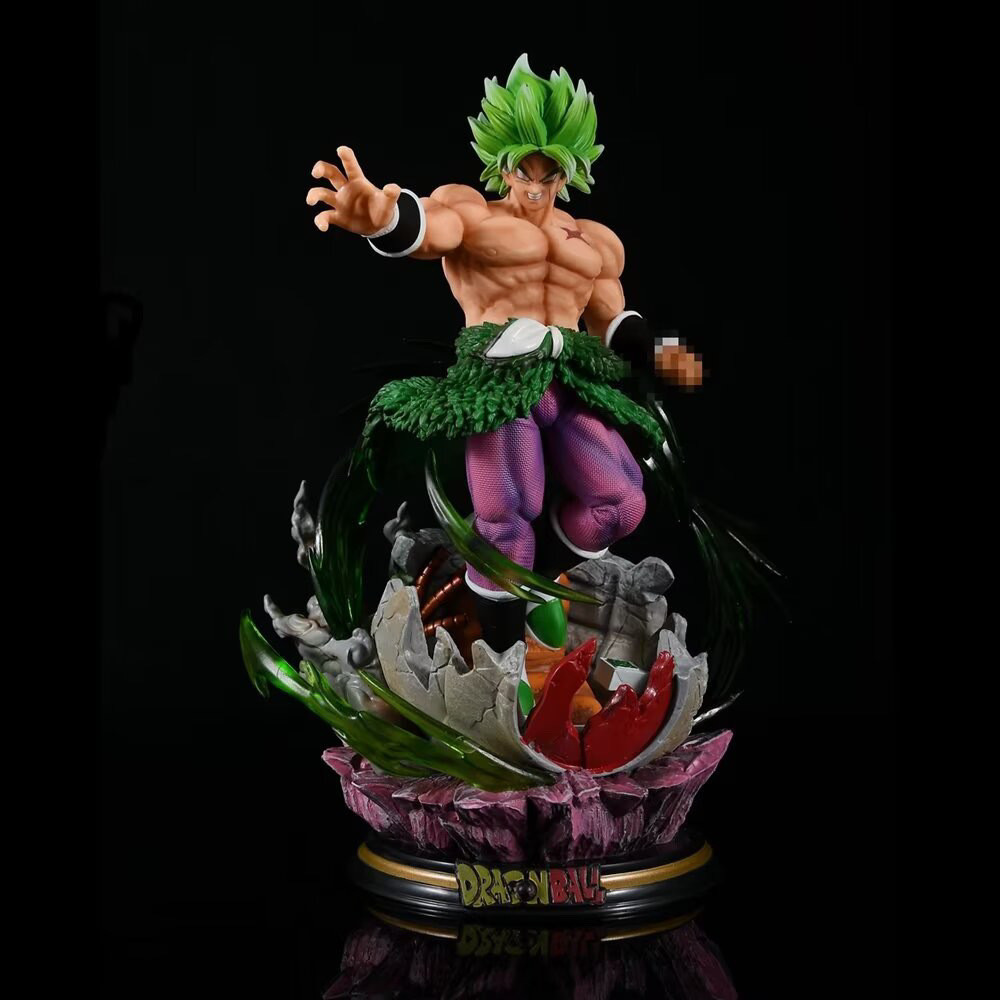 Dragon Ball Eleventh Bomb Broly Scene Hand-Made Model Ornaments Anime ...