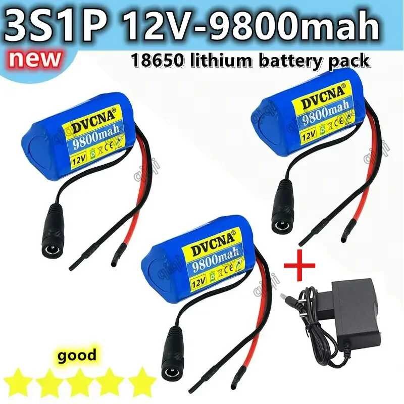 12V Bagong 4 1A Baterya 3S1p 12.6V 9800Mah 18650 Lithium-Ion Battery ...