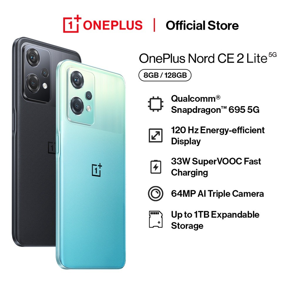 in stock OnePlus Nord CE 2 Lite 5G (8 + 128GB/120Hz FHD + LCD Display ...