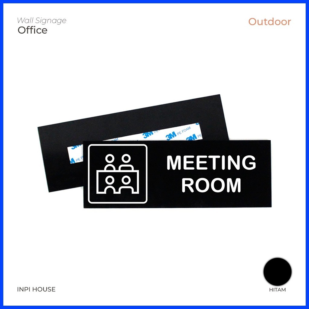 ⇧ ∭ Meeting room signage - logo meeting room - meeting room - sign ...