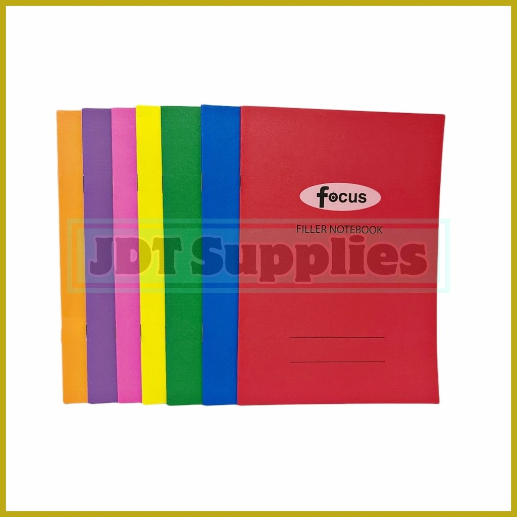 Focus [A5 Size] Filler Notebook [6x8.5 inch] [5/10/25pcs] | Shopee ...