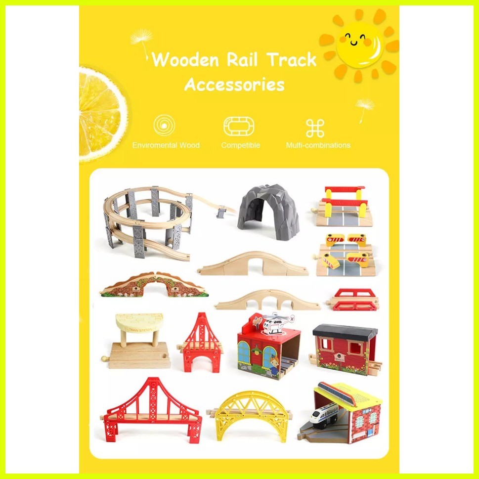 ⛅ Wooden Train Track Thomas the Tank Engine Road Train Track ...