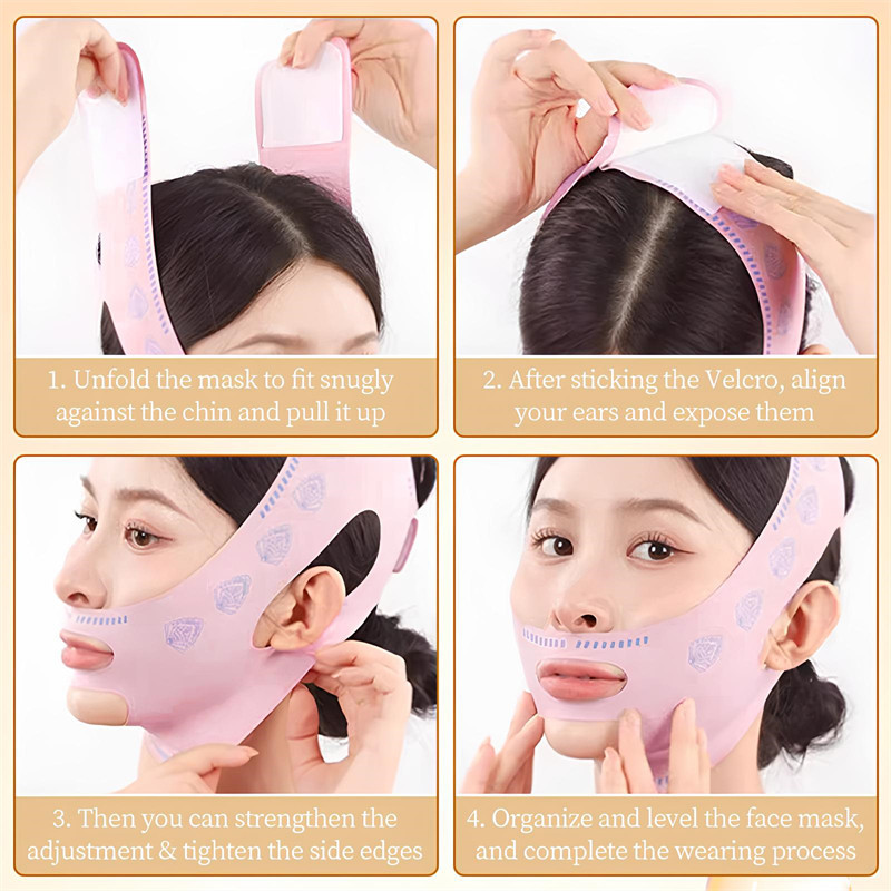 Upgraded Face Lifting Mask Wrinkle Face Lift Up Reduce Double Chin Slim ...