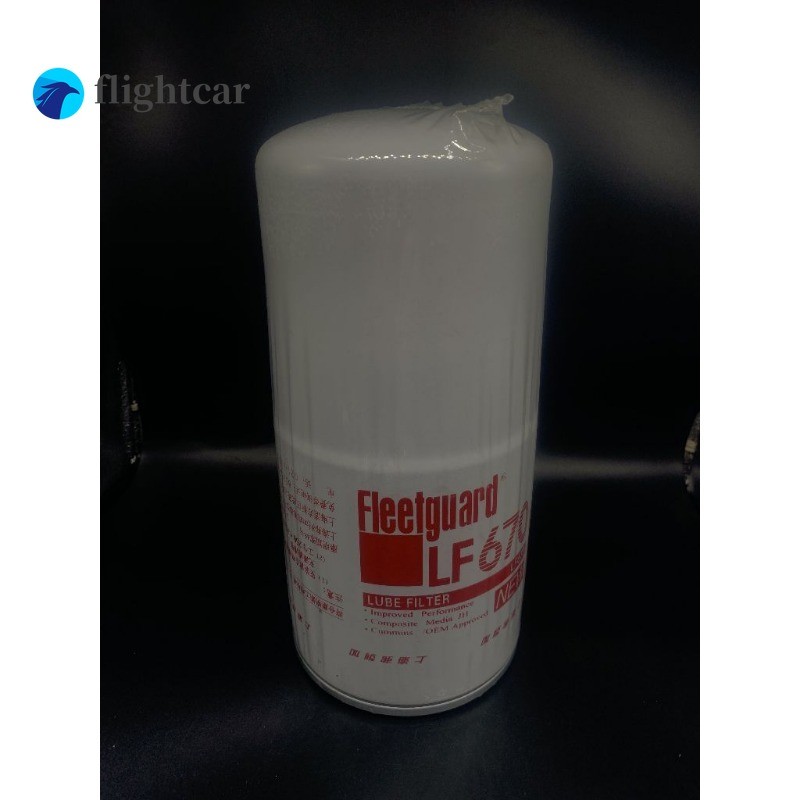 Fleetgaurd Oil Lube Filter LF670 For Shacman/Howo/Weichai | Shopee ...