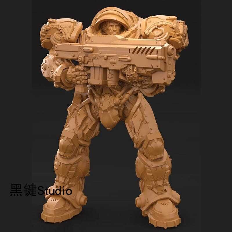 Jim Reno's "StarCraft" 3D printed figurine model, high-precision ...