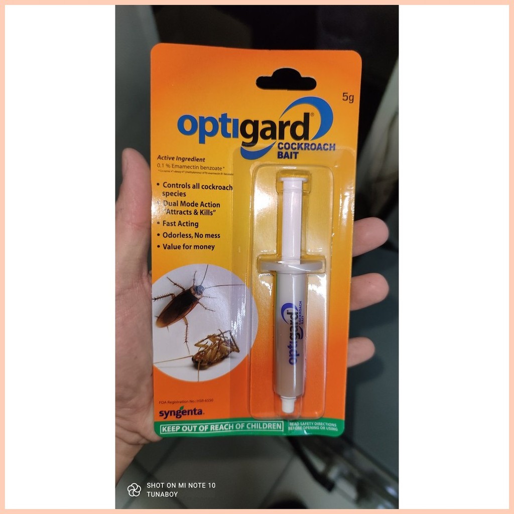 ♨ Jardine Optigard Cockroach / Ipis Gel Bait 5grams Odorless (Kills ...