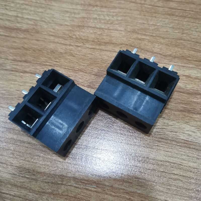 Green/black wiring terminal 135T spacing 10.16 screw type PCB terminal ...