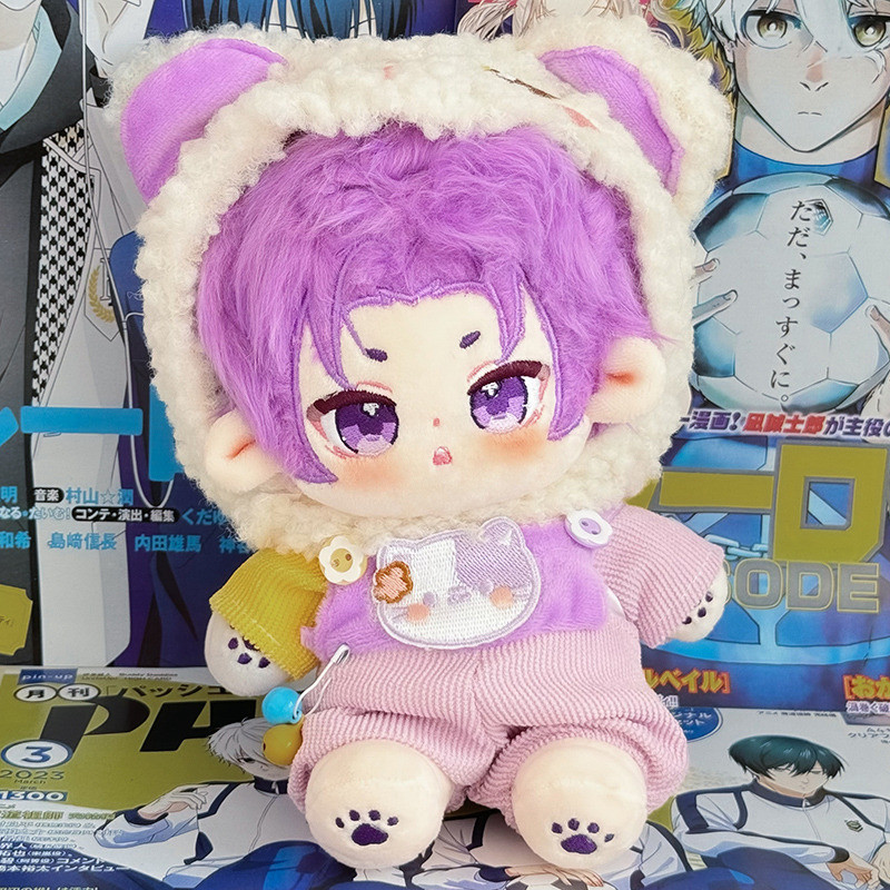 BLUE LOCK Plush Toy 20cm Cotton Doll Clothes Love and Deepspace Q ...