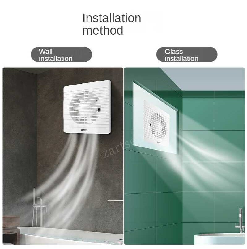 Extractor 4/6/8Inch Ventilation Fan Exhaust Air Blower High Speed ...