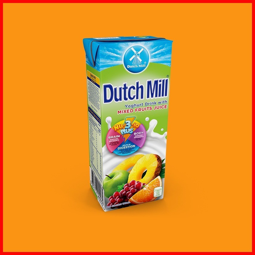 ☎ ۞ DO NOT TURN ON | Dutch Mill Yoghurt Drink Mixed Fruit Juice 180ml x ...
