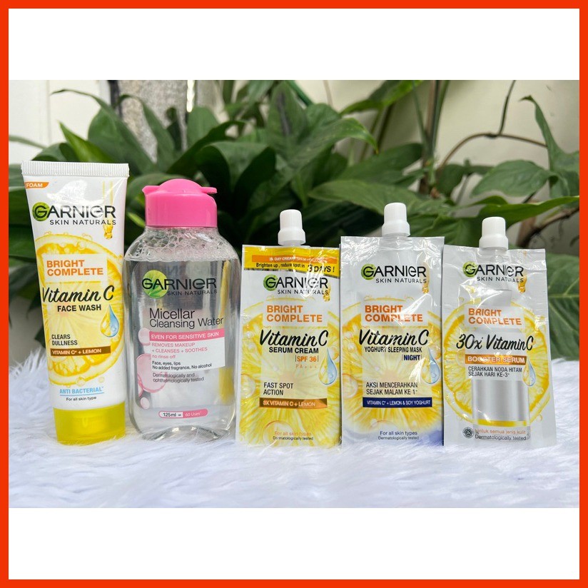♈ GARNIER GLOW UP STATER KIT / SET of 3pcs or 4pcs | Shopee Philippines