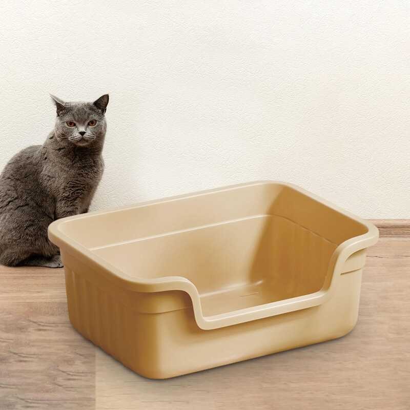 Fancy Zoo Open Top Pet Litter Box, Extra Large Anti Splashing To Clean ...