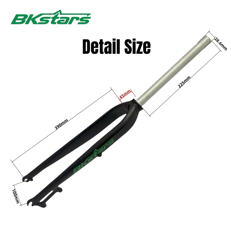 BKSTARS Rigid Fork 26/ 27.5/29-inch Mountain Bike Rigid Fork Ultra Light Aluminum Alloy Front ...