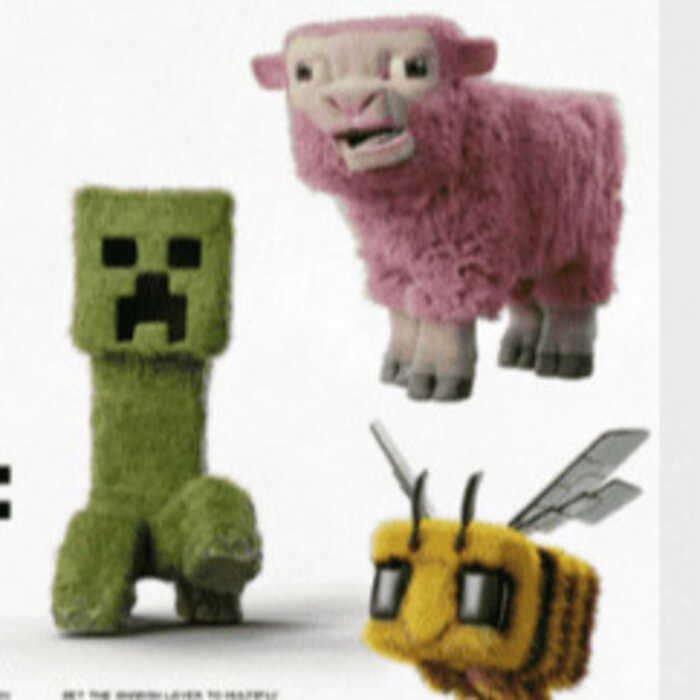 New Minecraft Movie Plush Plush Toys For Minecraft Movies | Shopee ...