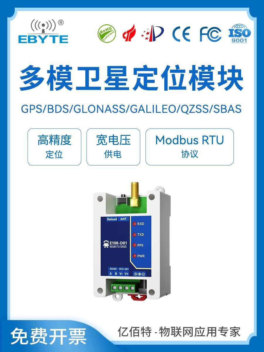 BDS/GPS Beidou Satellite Positioning RS485/RS232 Navigation GNSS ...