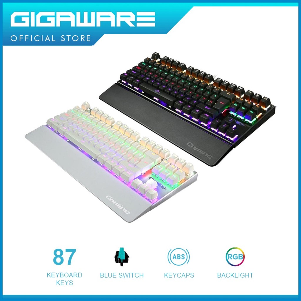 Gigaware K28 Blue Switch Mechanical Keyboard Limited Edition (Clicky ...