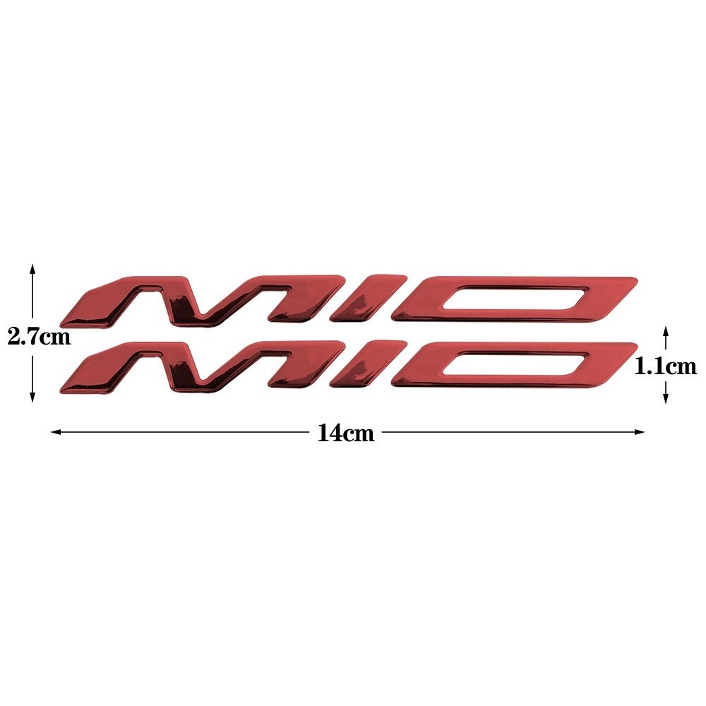 For YAMAHA MIO SPORTY Mio i 125 Mio Soul 2PCS Logo Emblem 3D Resin Gel ...