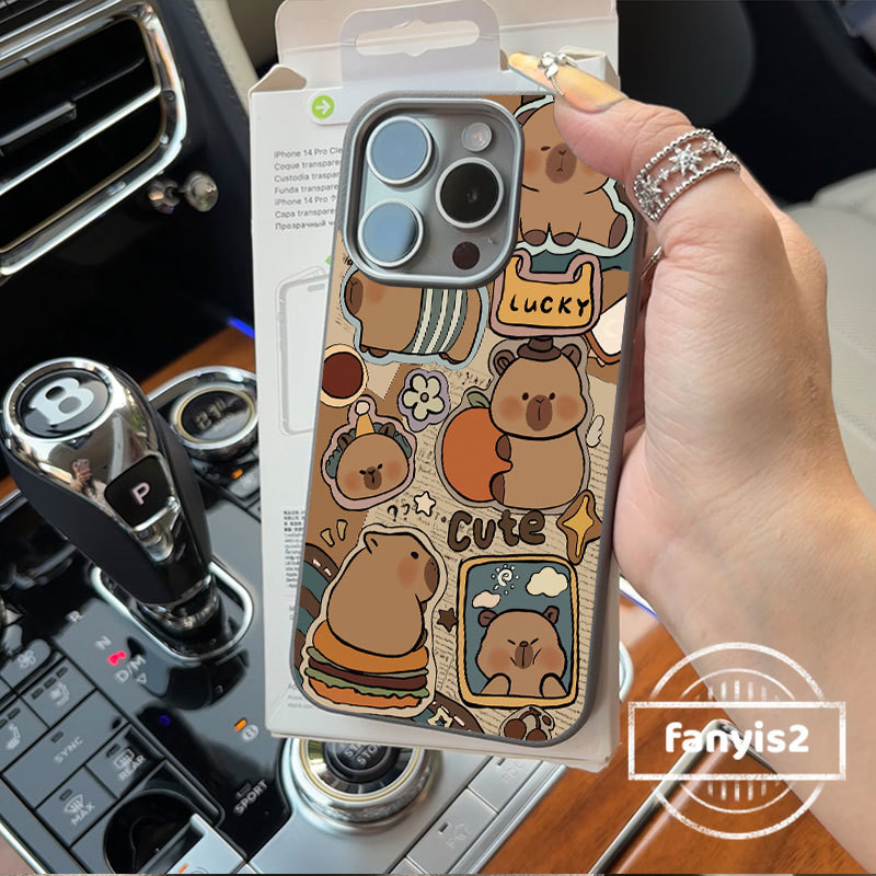 For OPPO Reno 10 12F 12Pro 11F 11Pro 5 5F 4F 8 Casing Cartoon Capybara ...