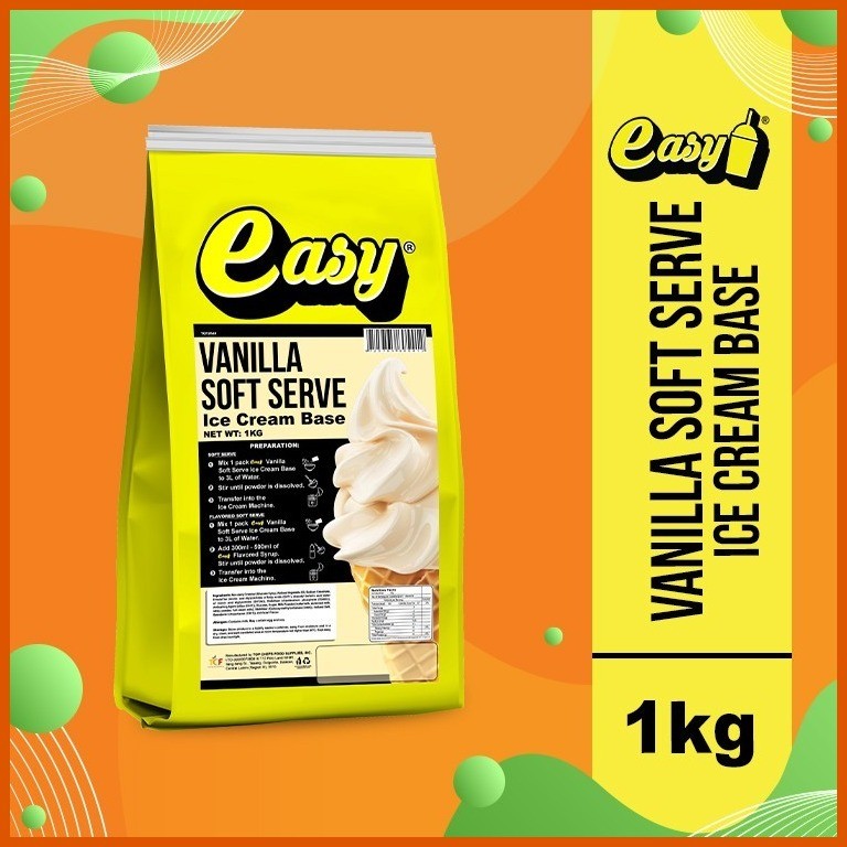 ∯ ∟ EASY BRAND - Vanilla Soft Serve Ice Cream Powder Premix 1kg ...